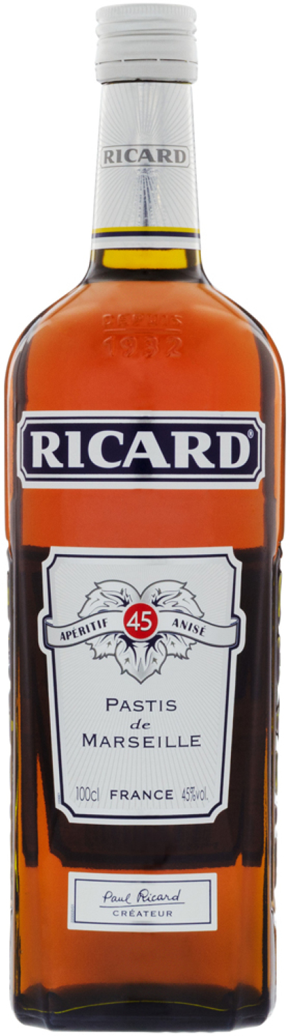 Ricard Fles 100 cl 45% | Hansen Dranken