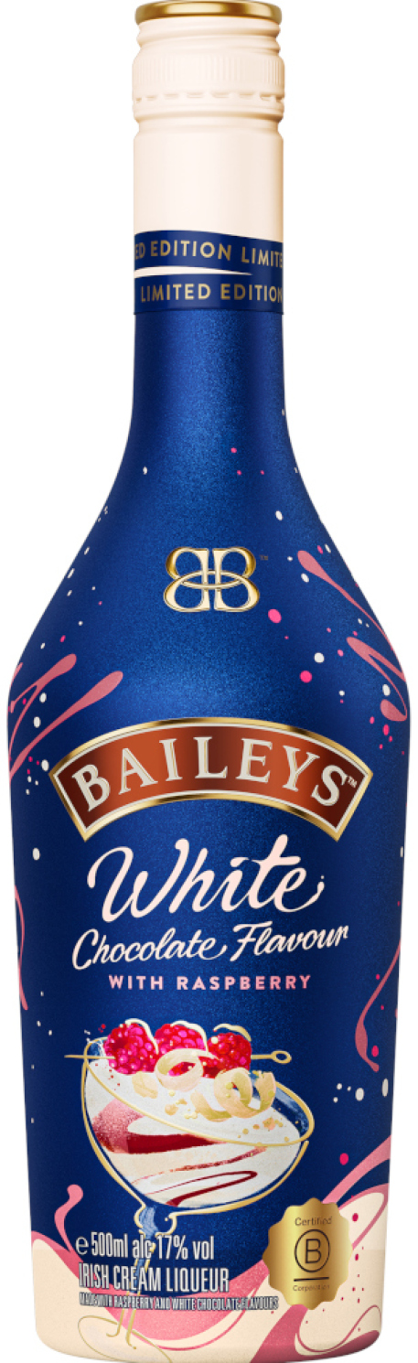 Baileys White Chocolate Raspberry Fles 50 cl 17% | Hansen Dranken